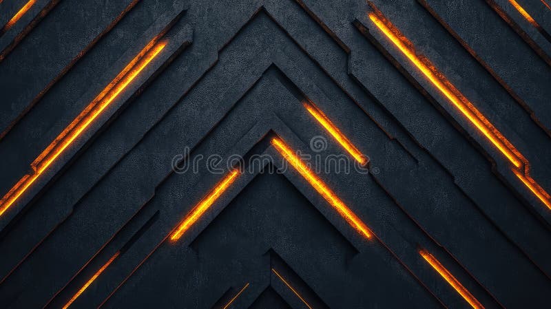 Textured Dark Background with Glowing Orange Geometric Patterns, Creating Modern and Dynamic ...