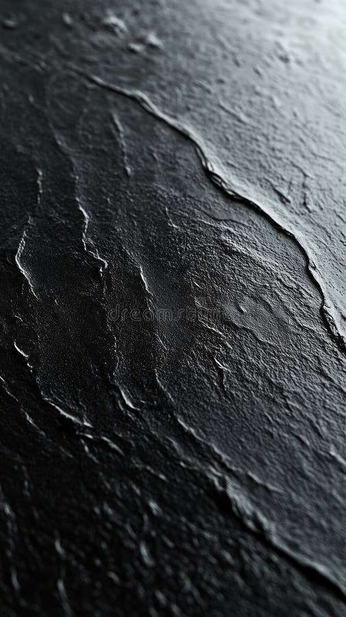 The Textured Dark Surface Exhibits Unique Patterns that Mimic Natural ...