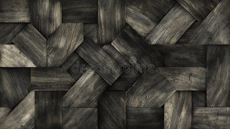 Textured Dark Wood Pattern with Intricate Interlocking Design for ...