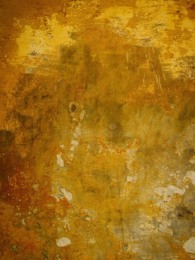 Textured and Distressed Yellow Wall Stock Photo - Image of vintage ...