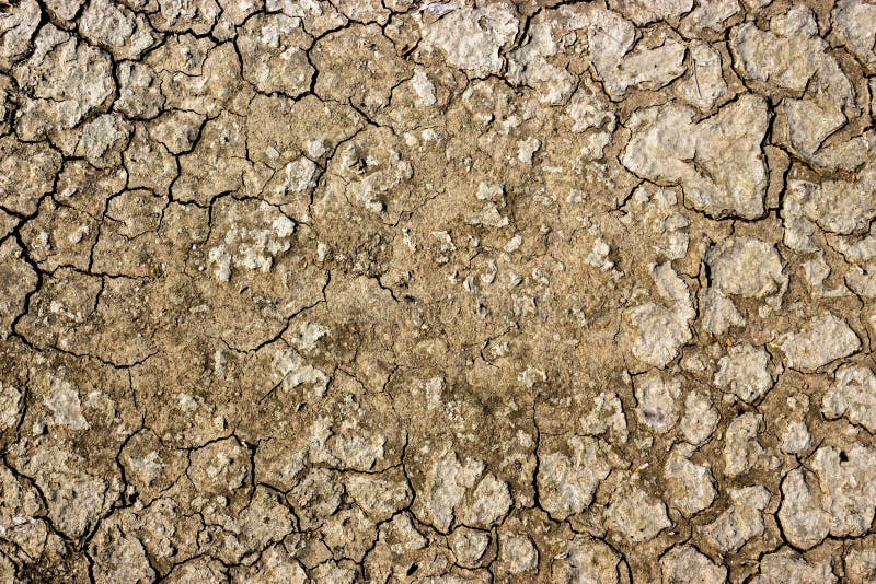 Textured Dry Ground of Separation. Stock Image - Image of global ...