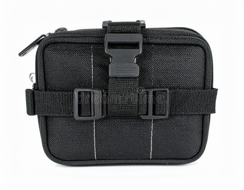 Textured DSLR Camera Bag Mockup with Minimal Lighting Stock Photo ...