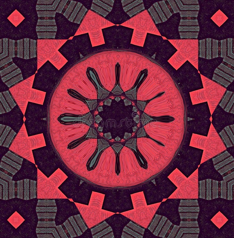 Pattern and Quicksilver Design from Dull Red and Grey Arrows with Drop ...