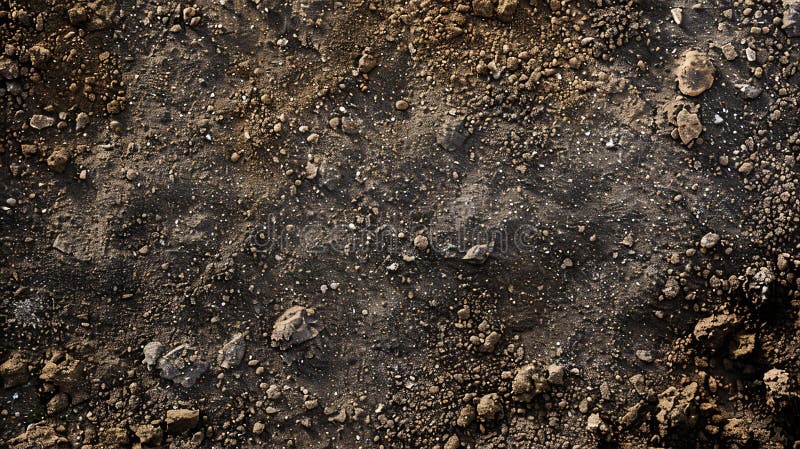 ## Textured Earth: Pebbles, Rocks, and Dust in Light Stock Illustration ...