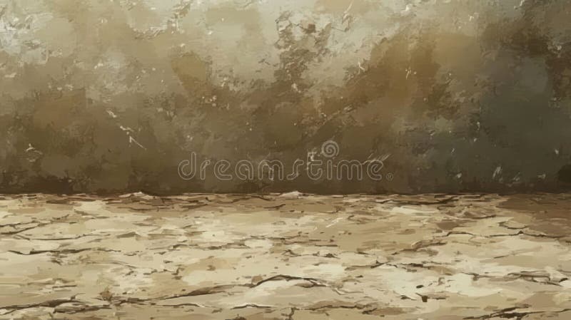 A Textured, Earthy Landscape with a Barren Ground and Muted, Abstract ...