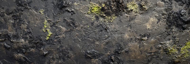 Textured Earthy Surface with Dark and Green Elements for Natural ...
