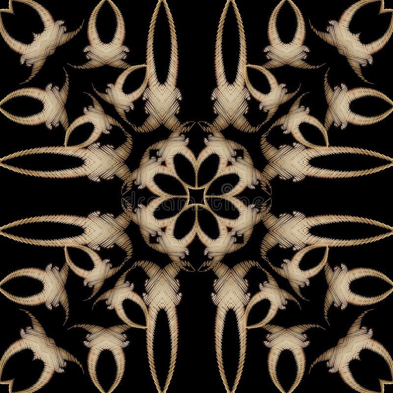 Embroidery gold frame stock vector. Illustration of ancient - 100928596