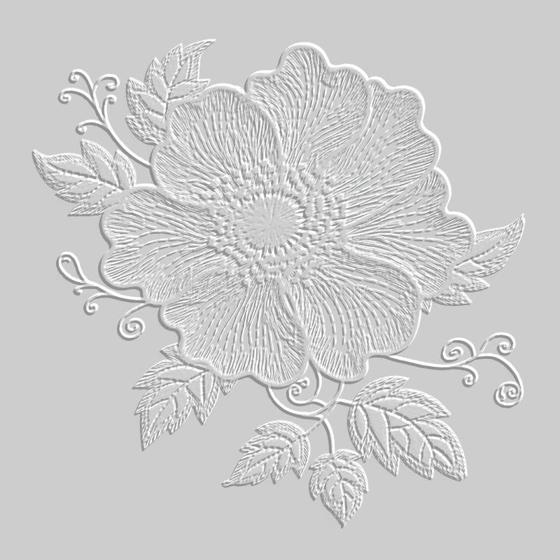 3d Floral Hand Embroidery Stock Illustrations – 255 3d Floral Hand ...