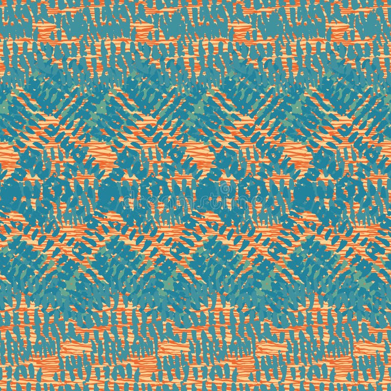 Textured Ethnic Seamless Vector Pattern Stock Vector - Illustration of ...
