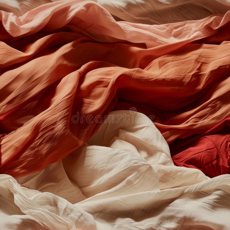 Textured Fabric Background, Soft Draped Material with Linen and Velvet ...