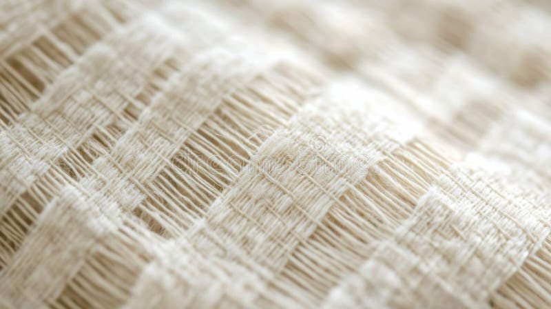 Textured Fabric Close-up Highlighting Woven Patterns and Neutral Tones ...