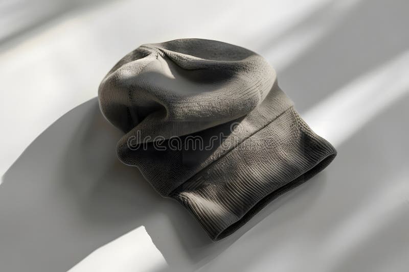 Textured Fabric Hat, a Study in Drape and Shadow, Exploring the Tactile ...