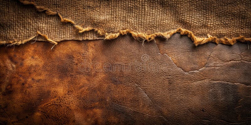 Textured Fabric and Leather Background Rustic, Aged Material Detail ...