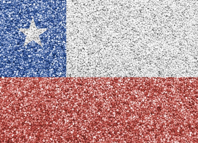 Textured Flag of Chile in Nice Colors Stock Photo - Image of symbol ...
