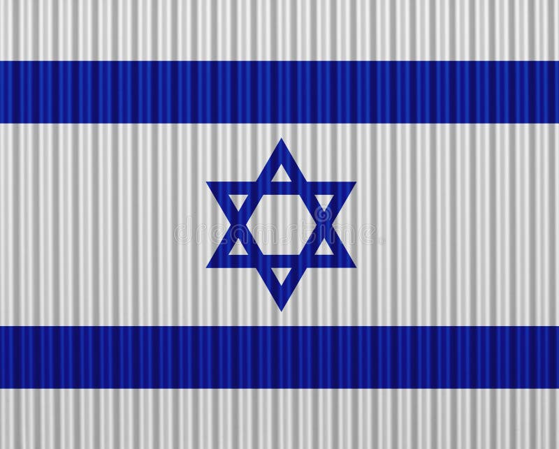 Textured Flag of Israel in Nice Colors Stock Photo - Image of iron ...