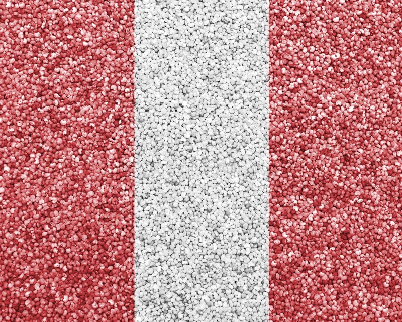 Textured Flag of Peru in Nice Colors Stock Illustration - Illustration ...