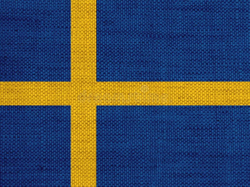 Map and flag of Sweden stock image. Image of texture - 96076931