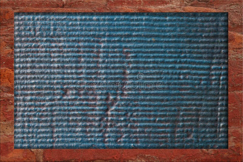 Textured Frame in Faded Blue and Red Stock Illustration - Illustration ...