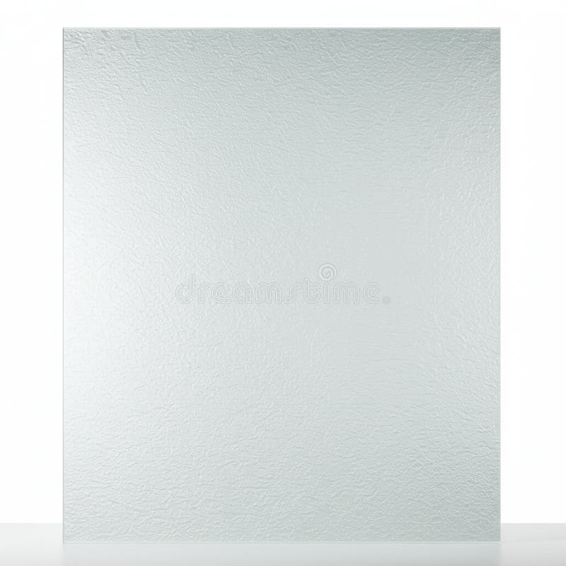 A Textured, Frosted Glass Pane with a Smooth, Translucent Surface. the ...