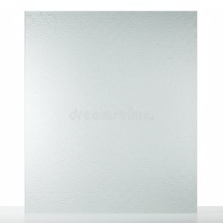 A Textured, Frosted Glass Pane with a Smooth, Translucent Surface. the ...