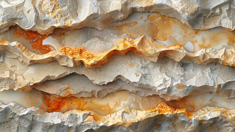 Textured Geological Surface with Layered Rock Formations and Mineral ...