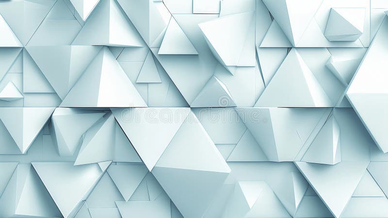 Textured Geometric Design with White Triangular Shapes in Modern ...