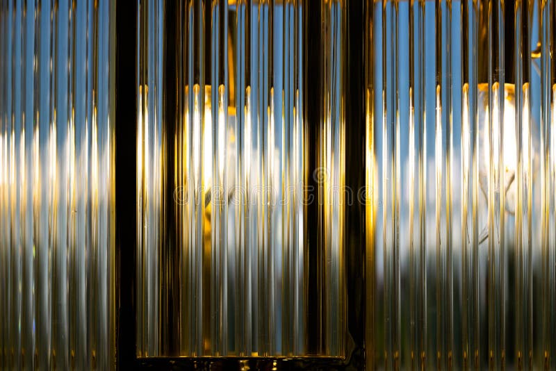 Textured Glass Panels, Blue Sky Backdrop Stock Image - Image of ...