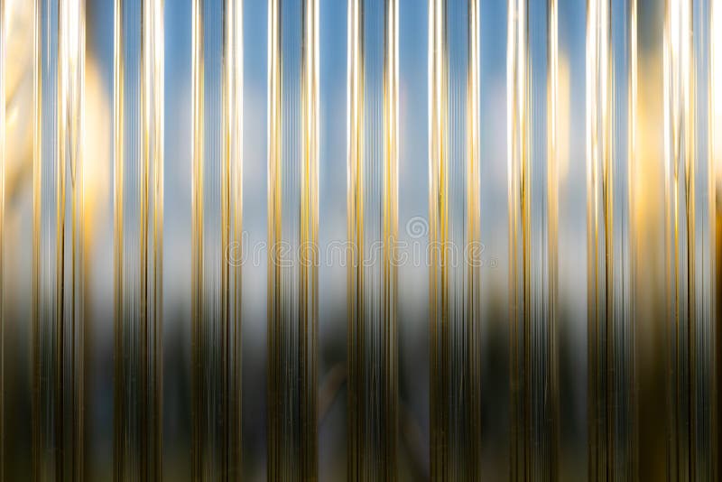 Textured Glass Panels, Blue Sky Backdrop Stock Image - Image of outdoor ...