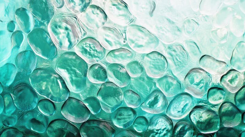 Textured Glass Surface Featuring Intricate Patterns Illuminated by ...