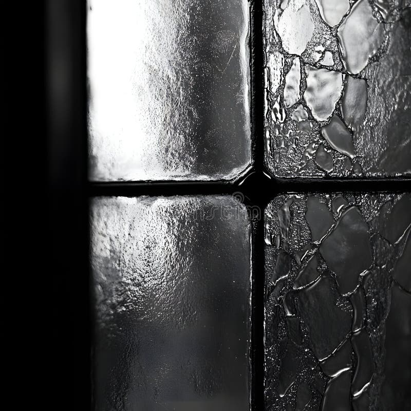 Textured Glass Window stock illustration. Illustration of square ...