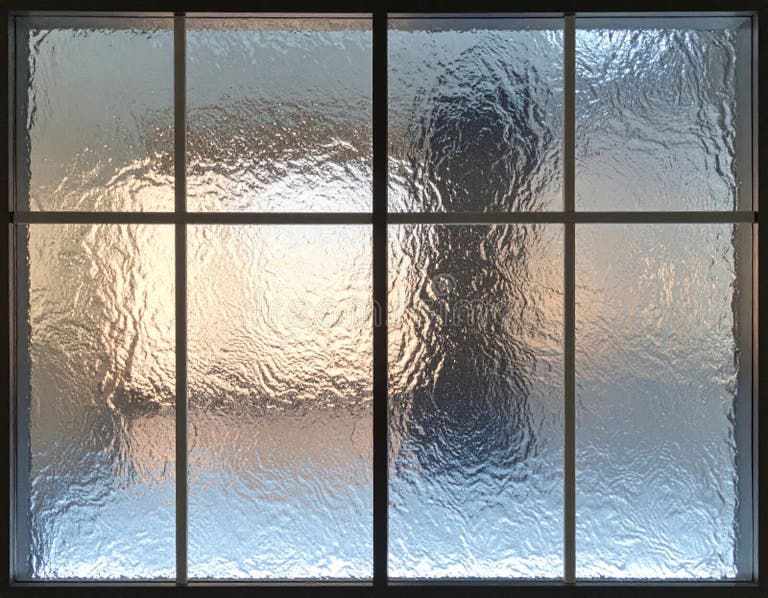 Textured Glass Window Pane with Grid Pattern Stock Illustration ...