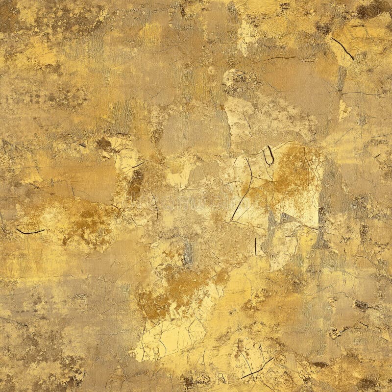 Textured Gold Abstract Surface Patterns with Cracks and Weathered ...