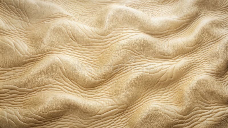 Textured Golden Leather Background Undulating Surface with Subtle Waves ...