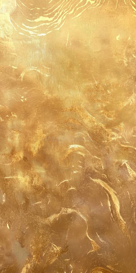 Textured Golden Surface with Swirling Patterns Reflecting Light Stock ...