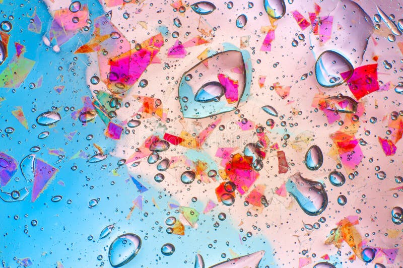 Textured Gradient Background Transparent Slime with Particles Inside ...