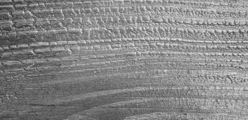 The Textured Gray-black Wood Pattern Has Burnt Cracks Stock Photo ...
