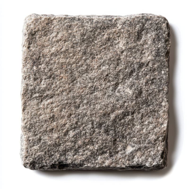 Textured Gray Stone Tile on White Background for Design Use Stock ...