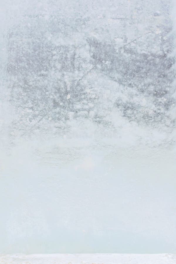 The Textured Surface of a Translucent Large Ice Slab. Stock Photo ...