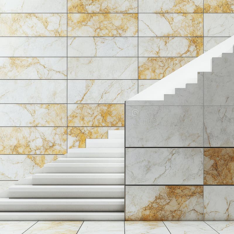 On a Textured Gray Wall, a Vertical White Rectangle is Suspended ...