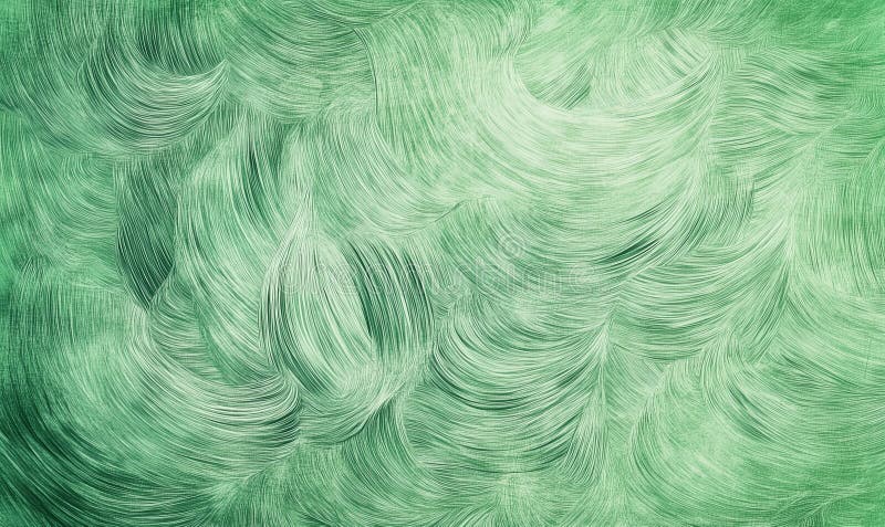 Textured Green Abstract Background With Flowing Lines Soft Waves And Intricate Patterns