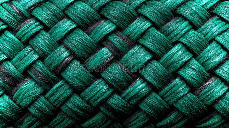 Textured Green Weaving Pattern Showcasing Eco-friendly Design in a ...