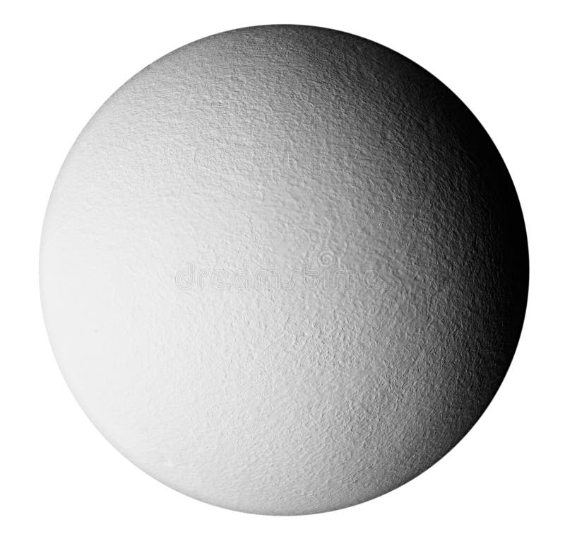 A Textured Grey Sphere with Shadows Stock Photo - Image of isolated ...