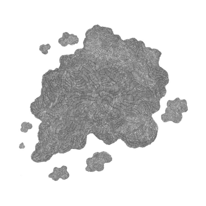 Textured Grey Spots on White Background. Jpeg. Stock Illustration ...