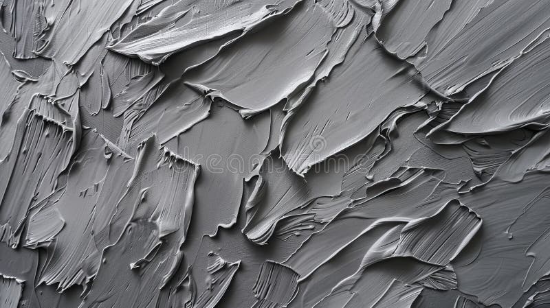 Textured Grey Surface Features Dramatic Strokes and Layering, Creating ...