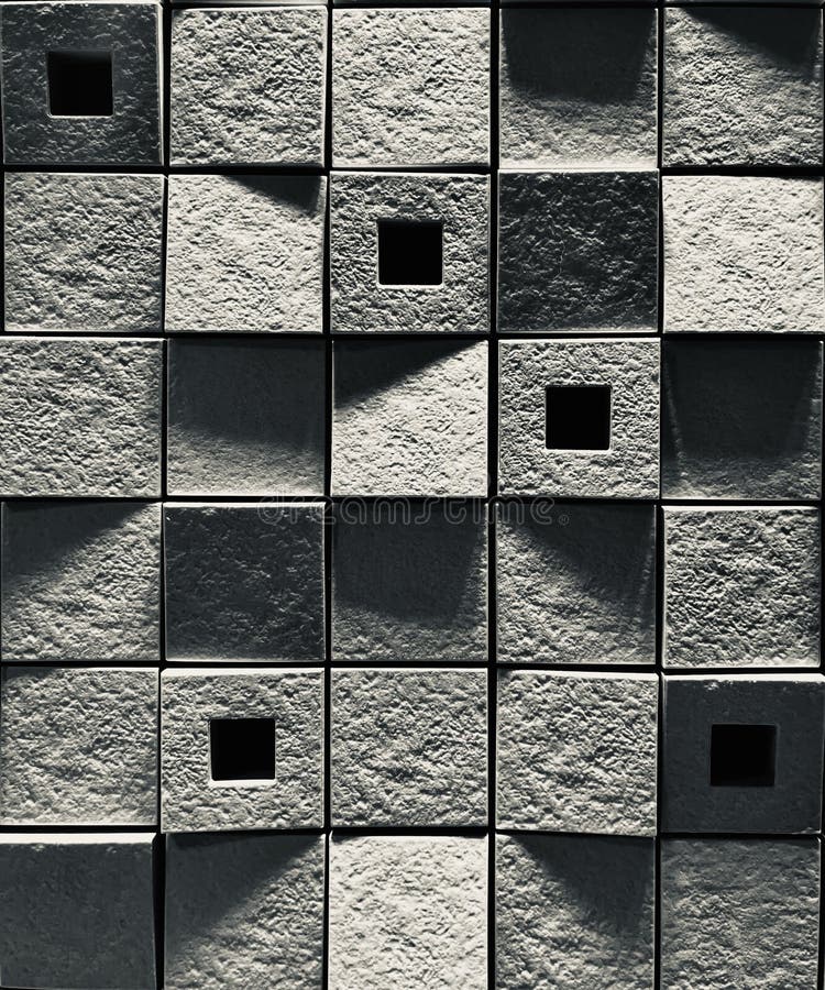 Textured Grey Tiles Background Stock Photo - Image of line, drawing ...