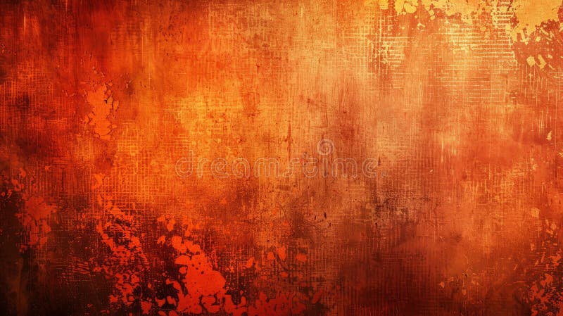 Textured Gritty Grunge Orange Background with Vignette Stock Photo ...