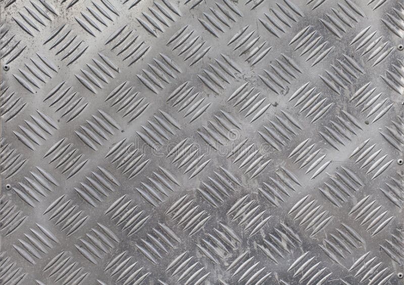 Steel Tread Plate/Checkered Plate Texture Stock Image - Image of floor ...