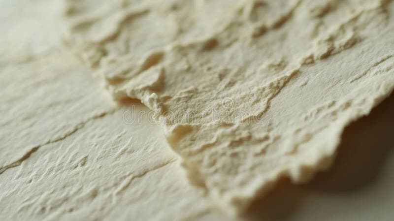 Textured Handmade Paper Sheets Displaying Unique Surface Details Stock ...