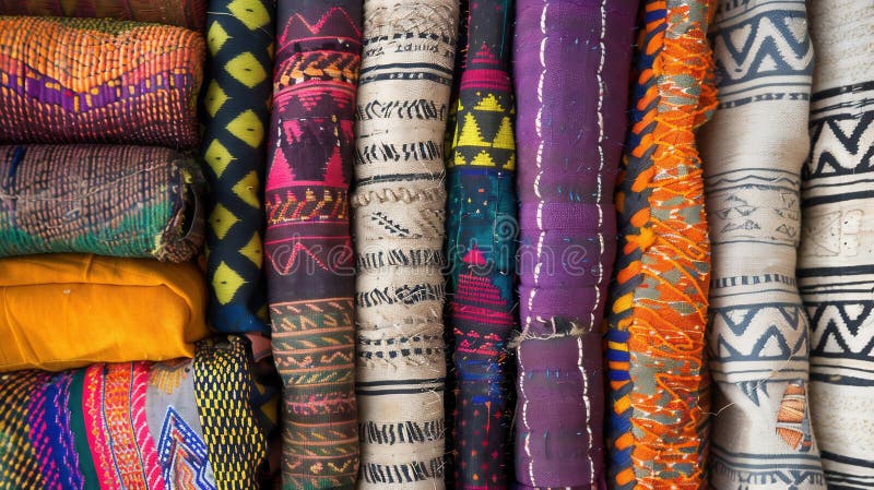 Textured Handmade Textiles with Unique Patterns from African Countries ...