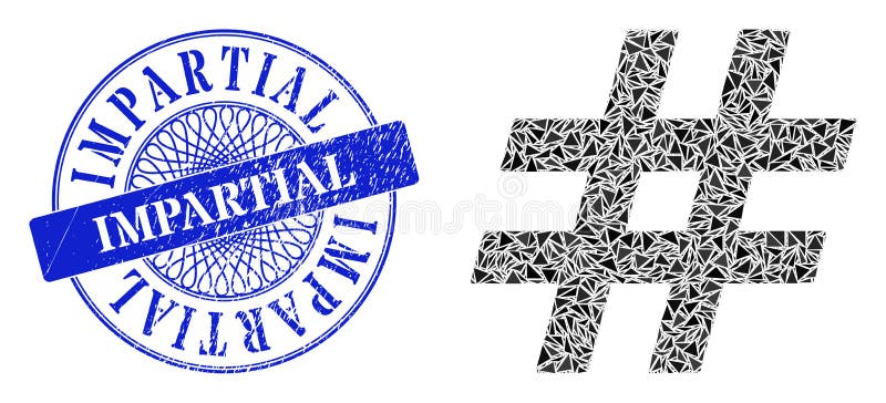 Textured Impartial Seal and Triangle Jail Mosaic Stock Vector ...